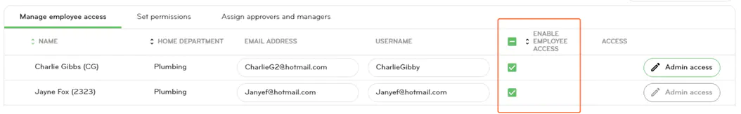Smartly | Enable employee access